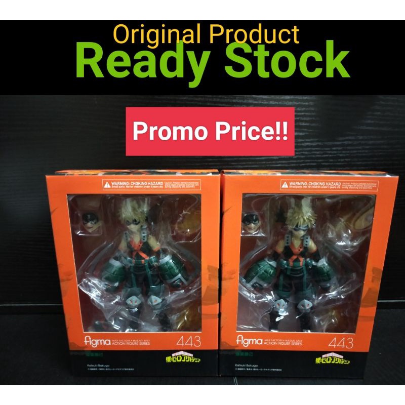 Ready STOCK Bakugo Figma 443 Max Factory Figure Bakugo Katsuki Original ...