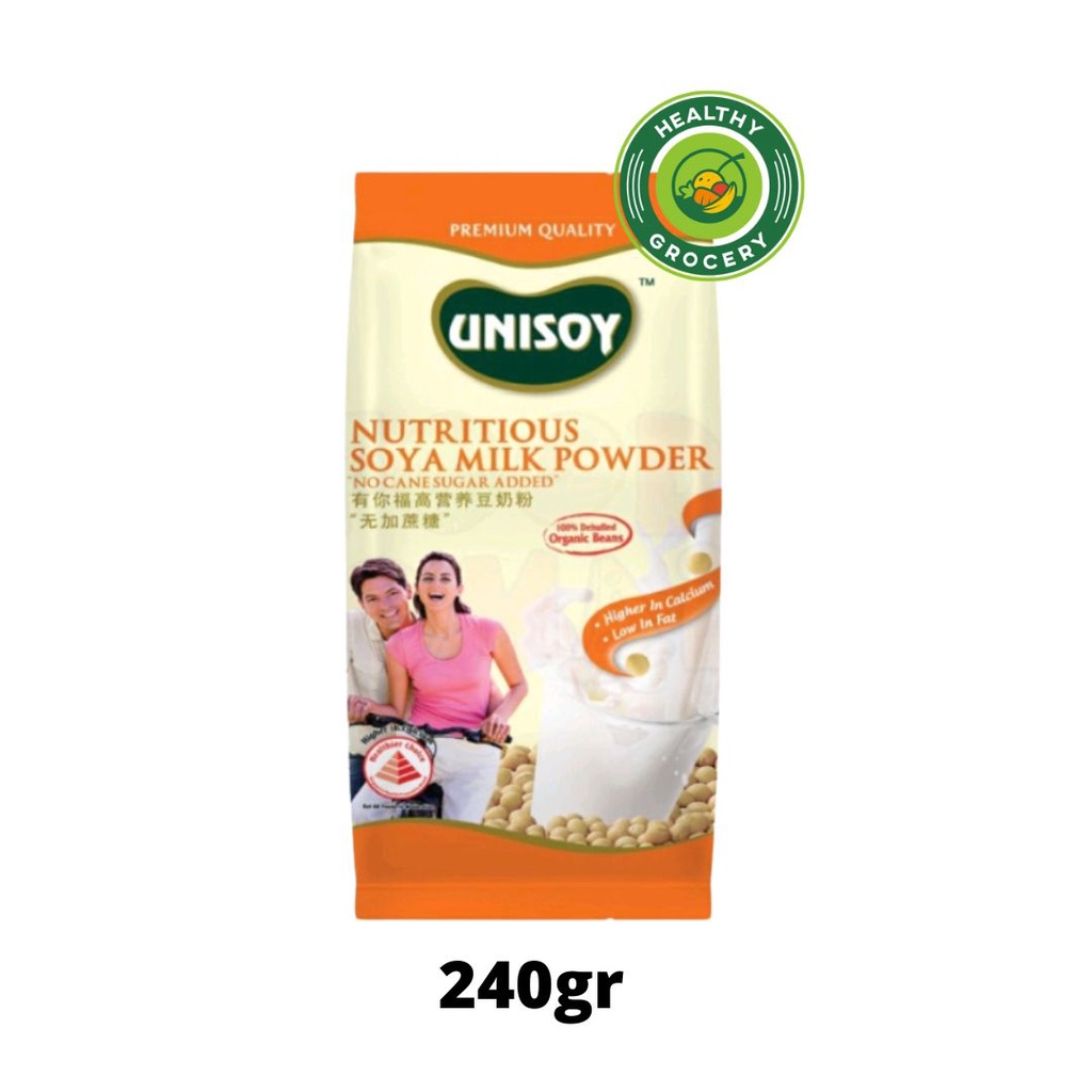 Unisoy Instant Soya Milk Powder 240gr Contains 8 Sachets / Organic Soy ...