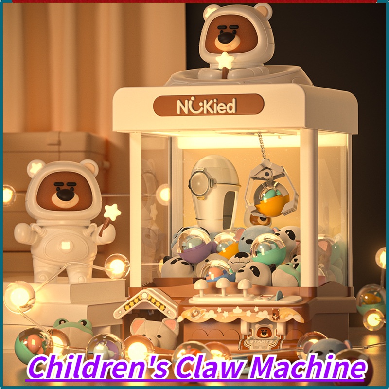 Children's Claw Machine Clip Doll Machine Coin-operated Small Household ...