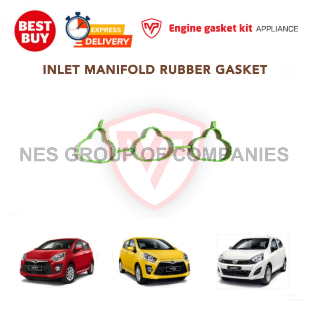Inlet Manifold Gasket Perodua Axia 1.0 1KR-DE | Shopee Malaysia
