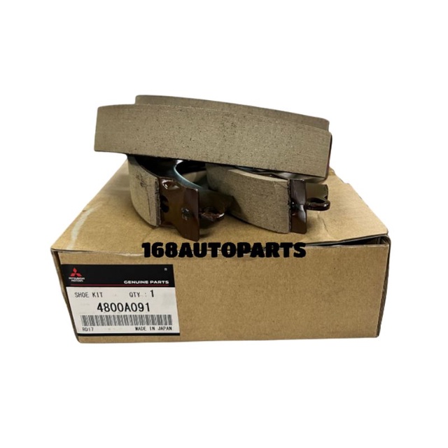 Original Mitsubishi Rear Brake Shoe Set 4800A091 COLT / LANCER 1.6CC ...