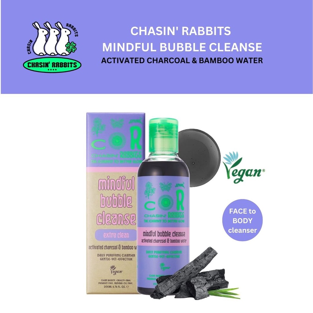 Chasin' Rabbits Mindful Bubble Cleanser (200ml) | Shopee Malaysia