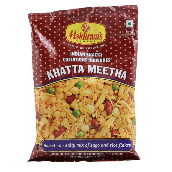 Haldiram's Khatta Meetha Indian Snacks 150gm | Shopee Malaysia