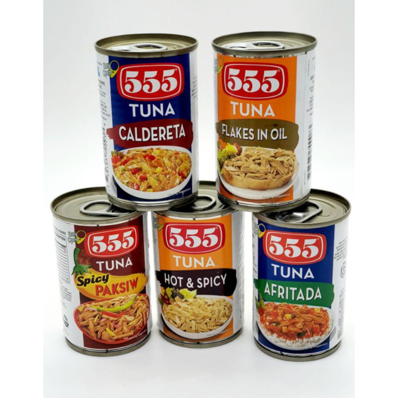 555 Tuna / Afritada / Flakes in Oil | Shopee Malaysia
