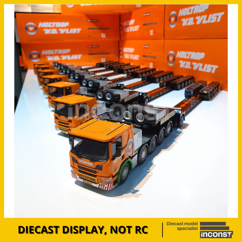 INCONST | WSI Models SCANIA P LOW I CP20 10X4 LOW LOADER 5 AXLE - DOLLY ...