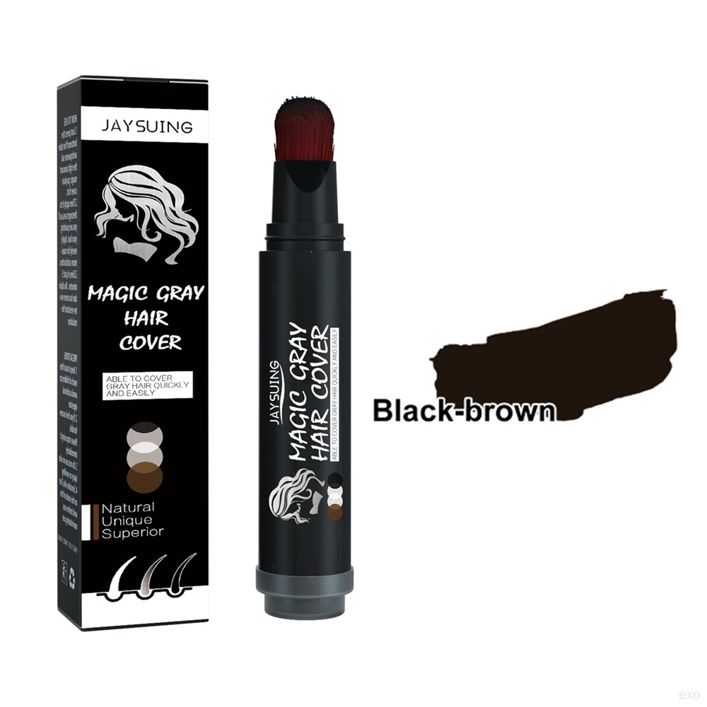 One-Time Hair Dye Pen Instant Gray Root Hairline Coverage Hair Color ...