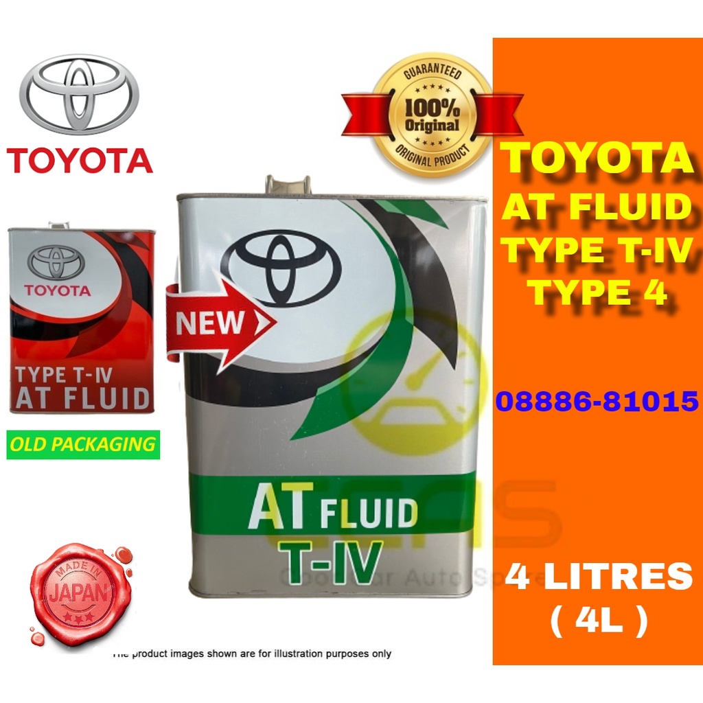 100%ORIGINAL Imported Toyota ATF auto Type T-IV T4 T-4 AT Fluid Vios ...