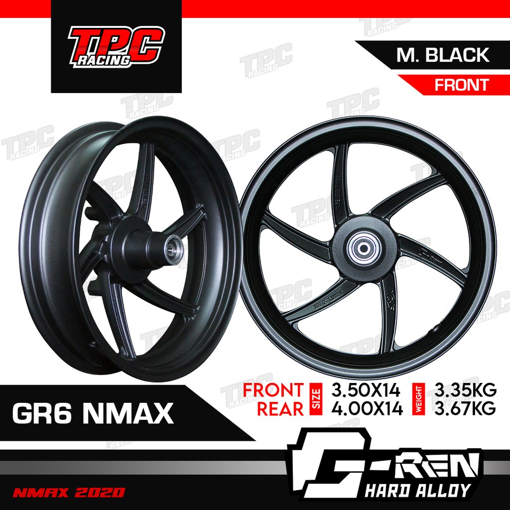 NMAX V2 2020 SPORT RIM GREN G-REN Mags GR6 14 inch (350/400X14) (READY ...