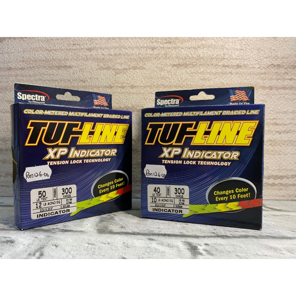 Tuf Line XP Indicator Colour Metered Multifilament Braided Fishing Line ...