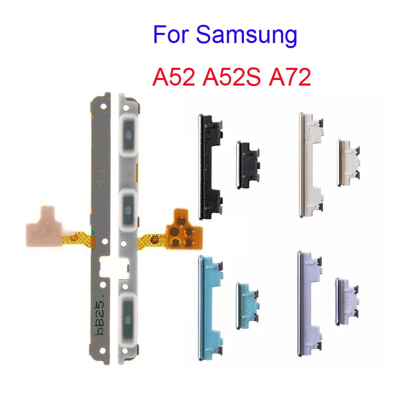Power ON OFF Button Volume Flex For Samsung Galaxy A52S A52 A72 4G 5G | Shopee Malaysia