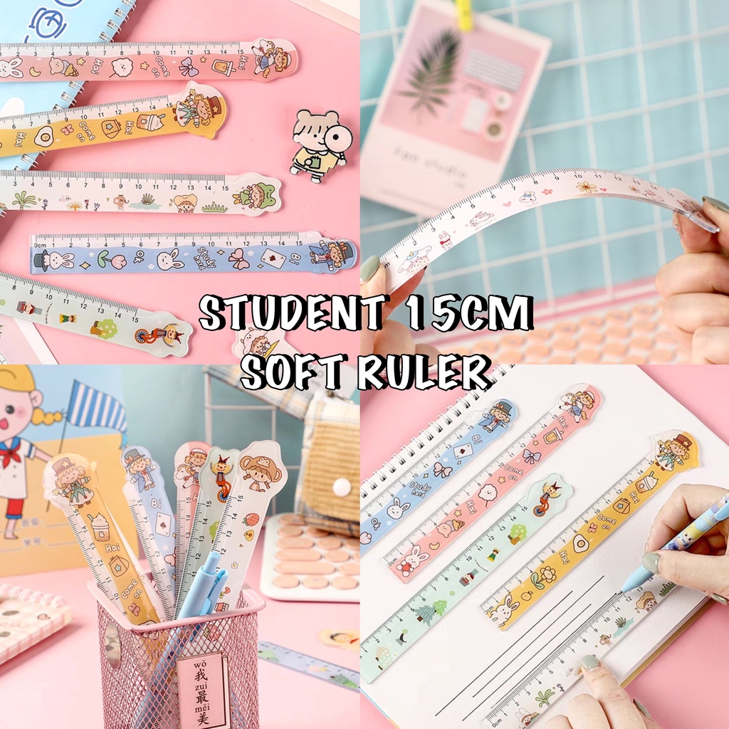 jc /student 15cm soft ruler / cut gift / school office | Shopee Malaysia