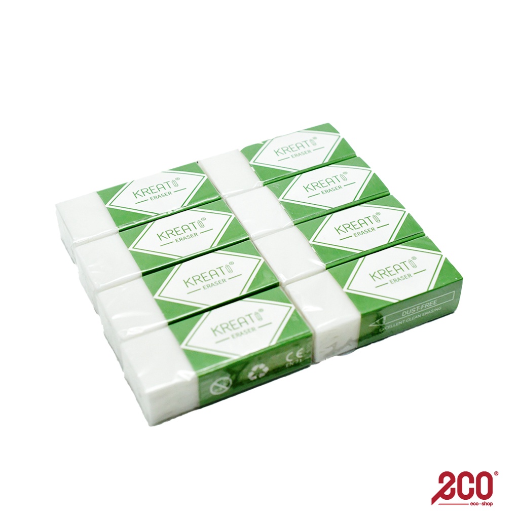 Kreati Exam Grade Eraser - White Colour (8 Pcs) - AC-L009-T05-07 - AC ...