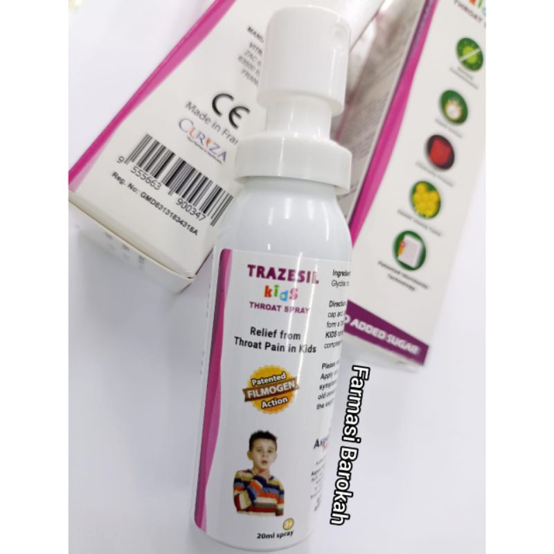 Trazesil Kids Throat Spray 20ml | Shopee Malaysia