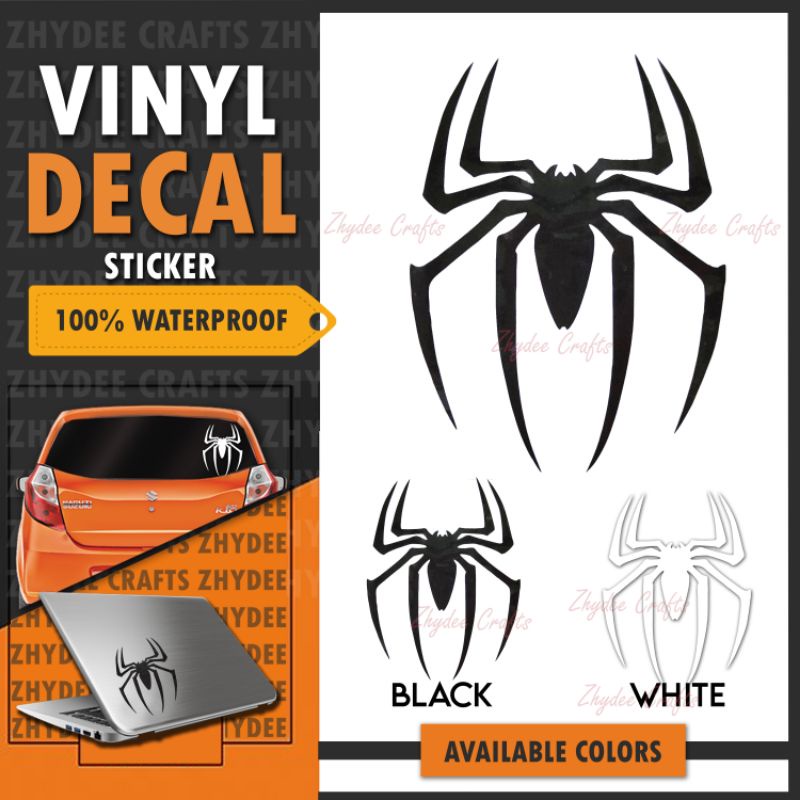 Spider Man Waterproof Vinyl Sticker Decal | Shopee Malaysia