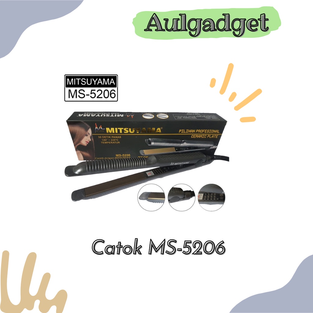 Ms-5206 Hair Straightening Vise/MS-5206. 2in1 Straightening Vise ...