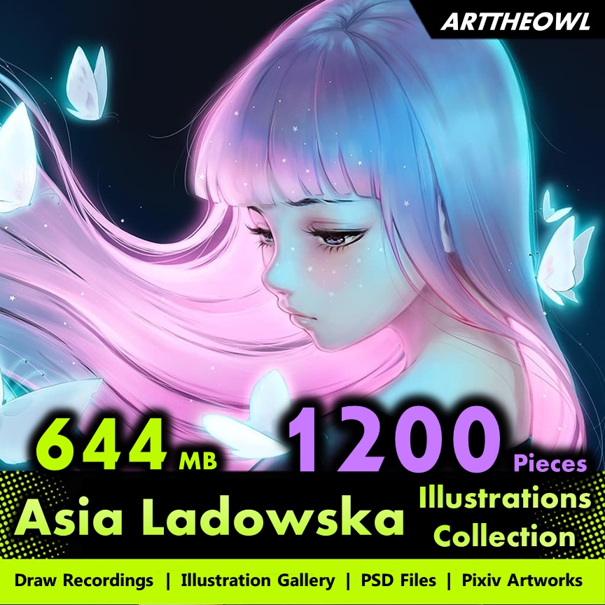 🔥 Asia Ladowska Official Illustration Collection 🔥 Anime Manga ...