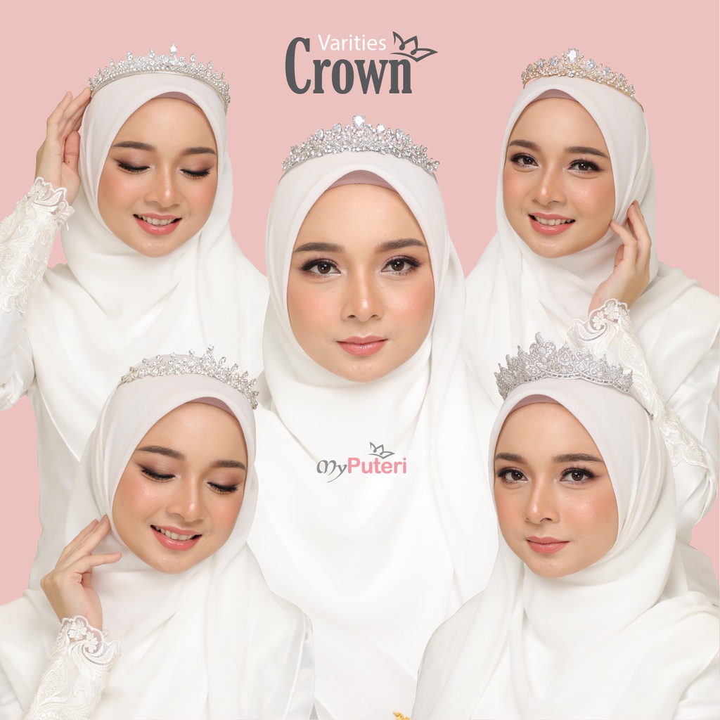 [CROWN] Zirconia stone crown, Crown Zirconia, Crown Tunang, Crown Nikah ...
