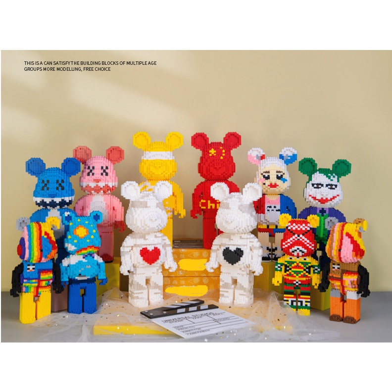 [NEW] Bearbrick Building Block Nano Block | Shopee Malaysia