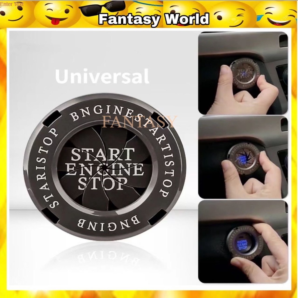 [NEW!] Auto Car Engine Spin Push Start Stop Button Cover Proton Perodua ...