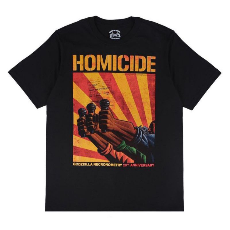 T-shirt HOMICIDE NECRONOMETRY 20TH ANNIVERSARY VERSION | Shopee Malaysia