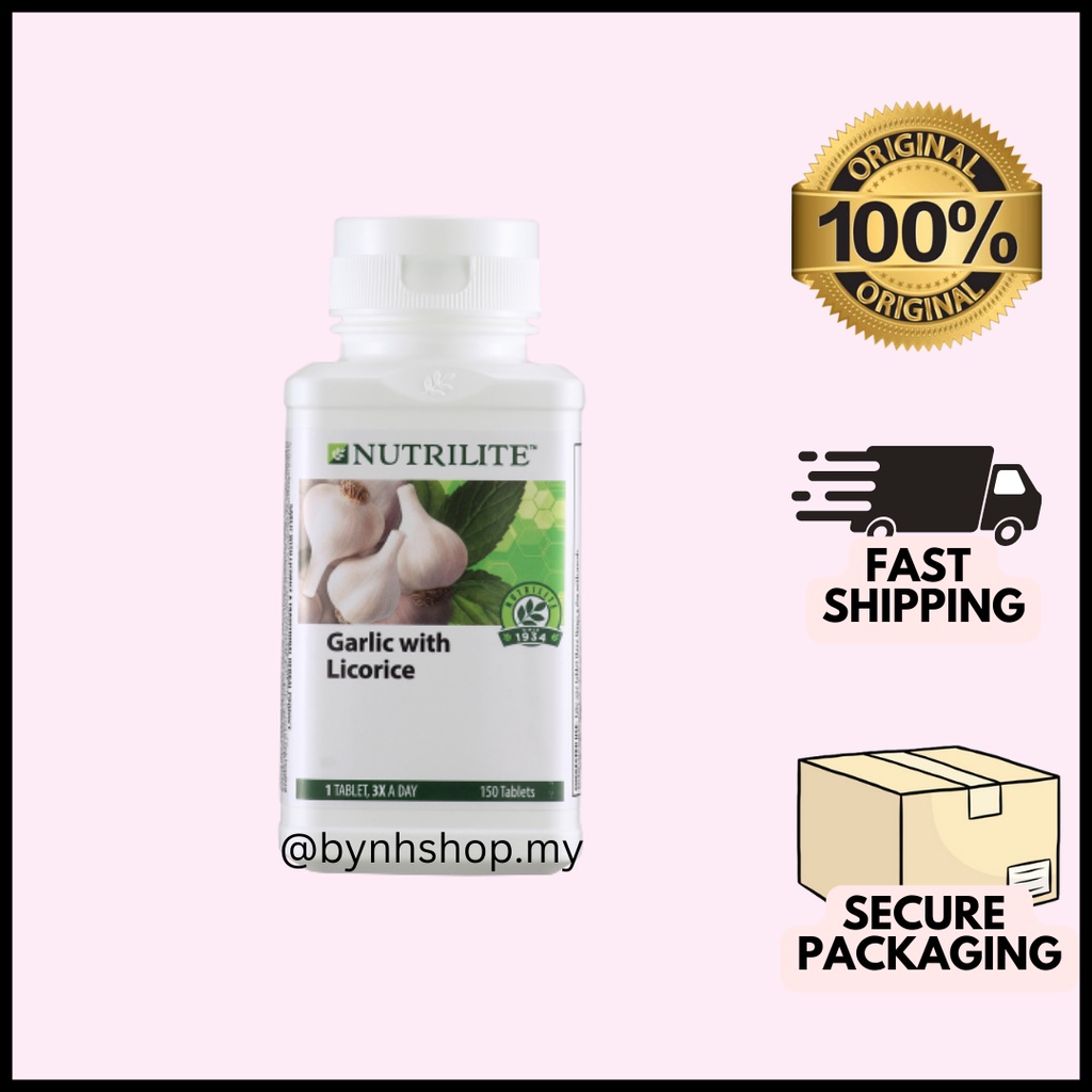 [READY STOCK] Nutrilite Garlic With Licorice 150 Tab ORIGINAL AMWAY ...