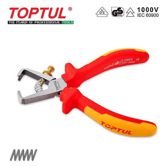 TOPTUL VDE Insulated Wire Stripping Pliers DGCD2206 | Shopee Malaysia