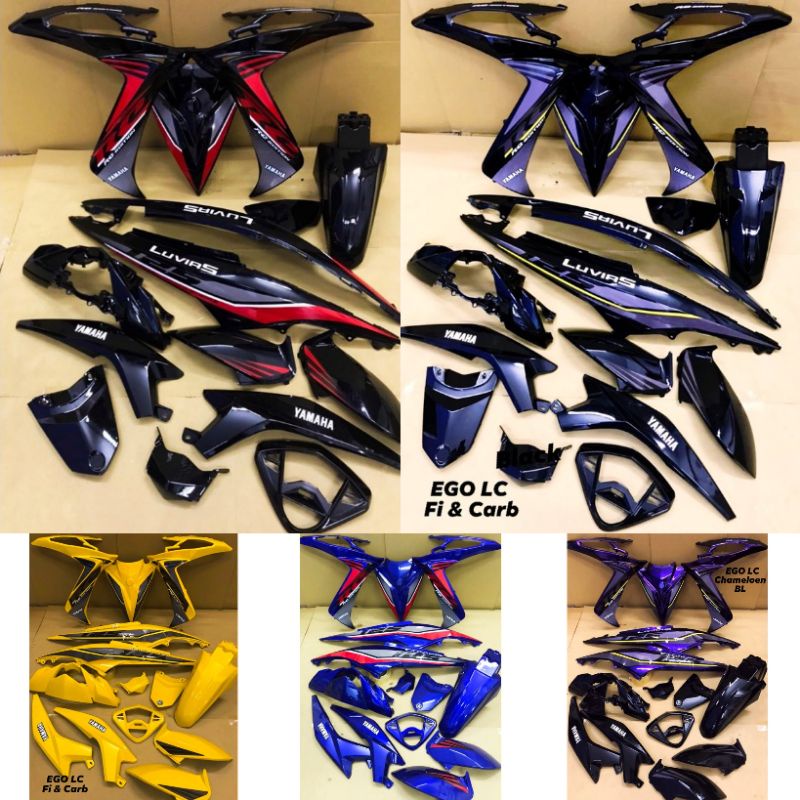 COVERSET EGO LC CARBURETOR/EGO LC FI/ LUVIAS/ sticker luvias/ego lc ...