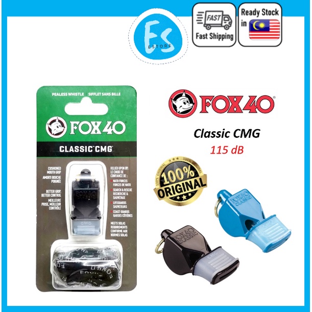 FOX 40 CLASSIC CMG WHISTLE WITH LANYARD 115db | Shopee Malaysia