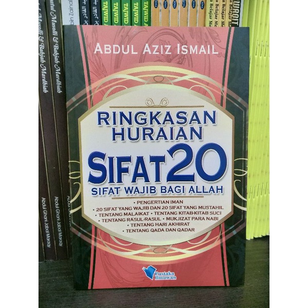 Buku Ringkasan Huraian SIFAT 20 Sifat Wajib Bagi Allah.(RTJ L301 ...