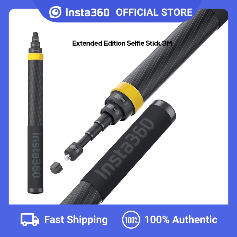 Ready Stock Insta360 3 Meter 3m Extended Edition Selfie Stick