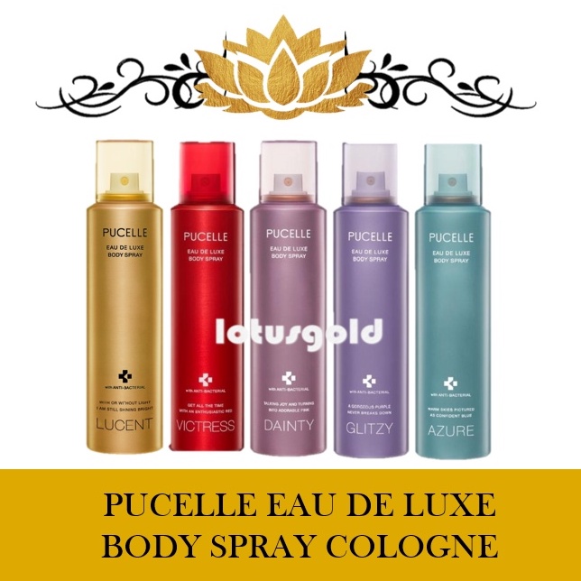 PUCELLE EAU DE LUXE BODY SPRAY 150ml | Shopee Malaysia