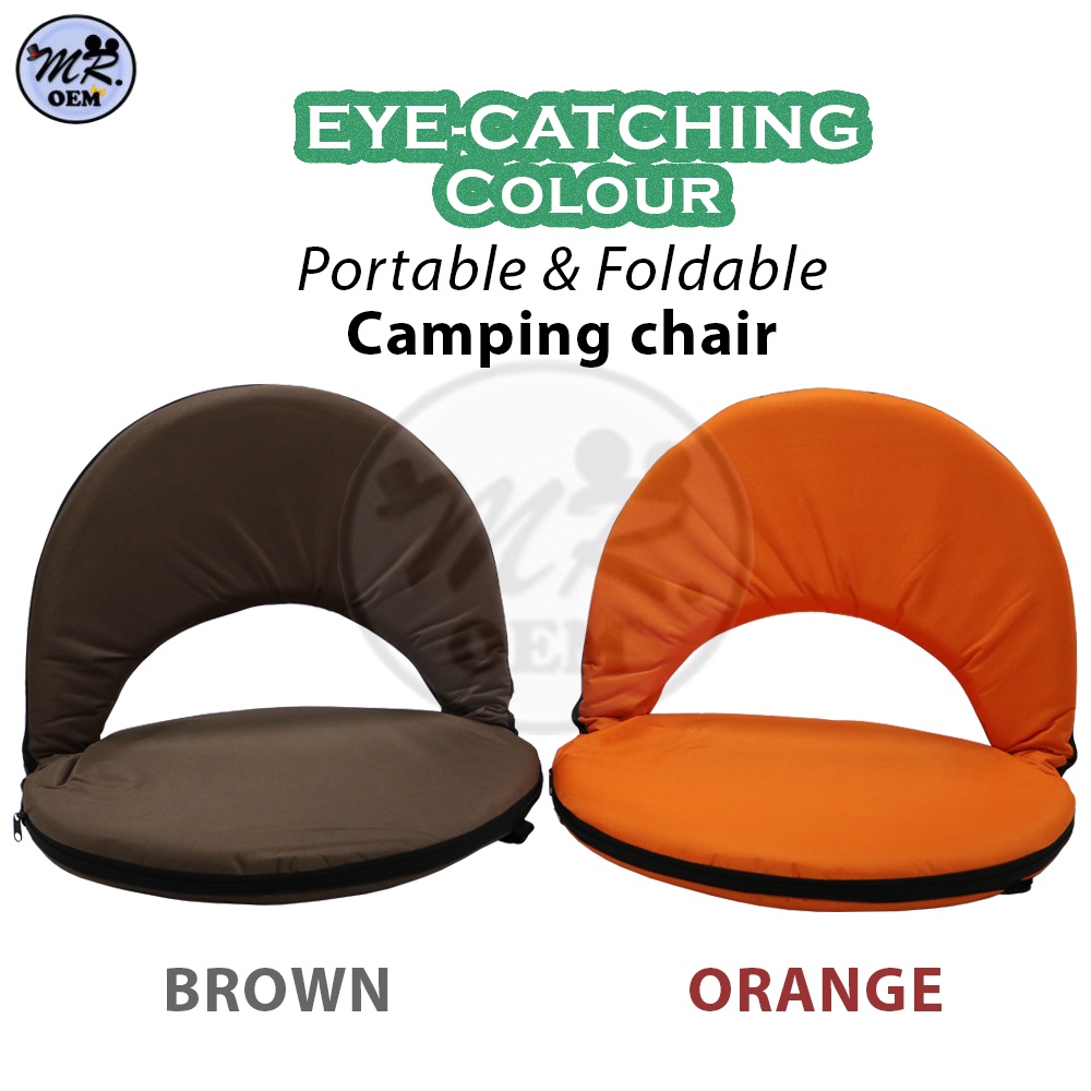 MR OEM Foldable Camping Chair Outdoor Fishing Hiking Picnic Leisure ...