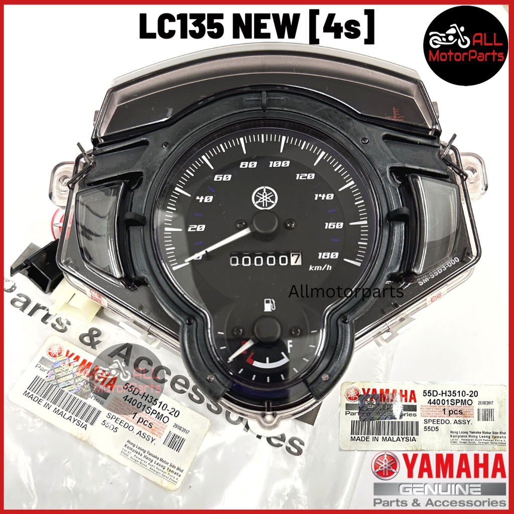 LC135 NEW 4 SPEED V2 V4 V5 V6 V7 LC SPEEDOMETER METER ASSY 55D H3510 20 100% ORIGINAL YAMAHA ...