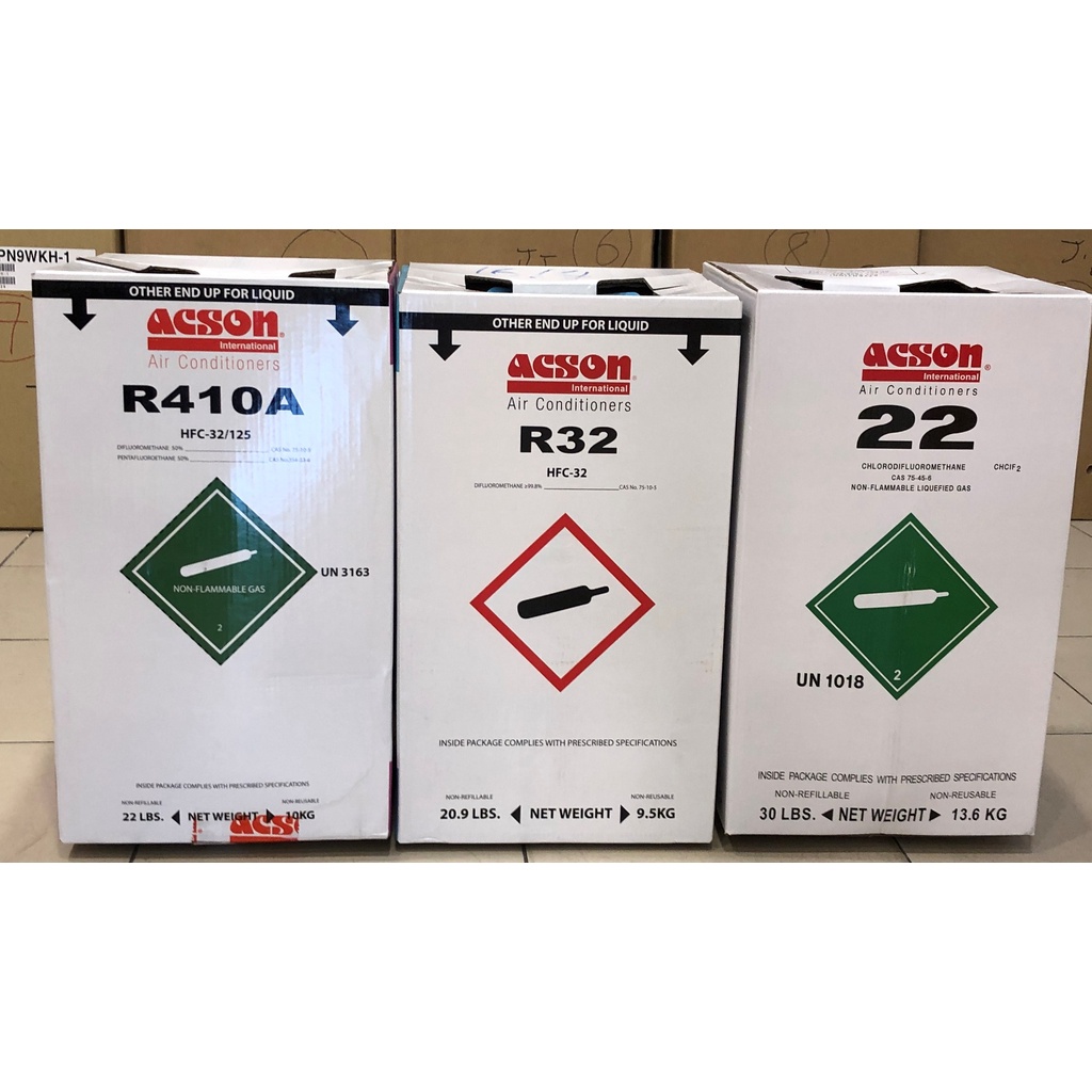 ACSON REFRIGERANT GAS R410A R32 R22 | Shopee Malaysia