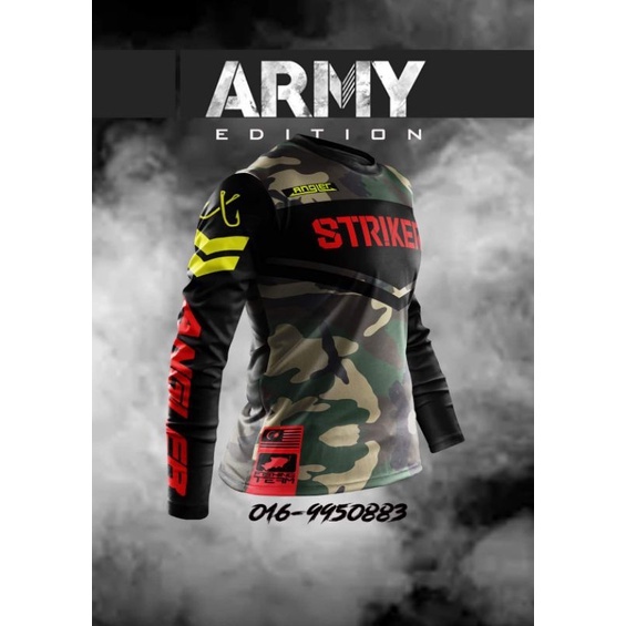 Baju Askar Limited Design, Baju Pancing, Baju Fishing | Shopee Malaysia