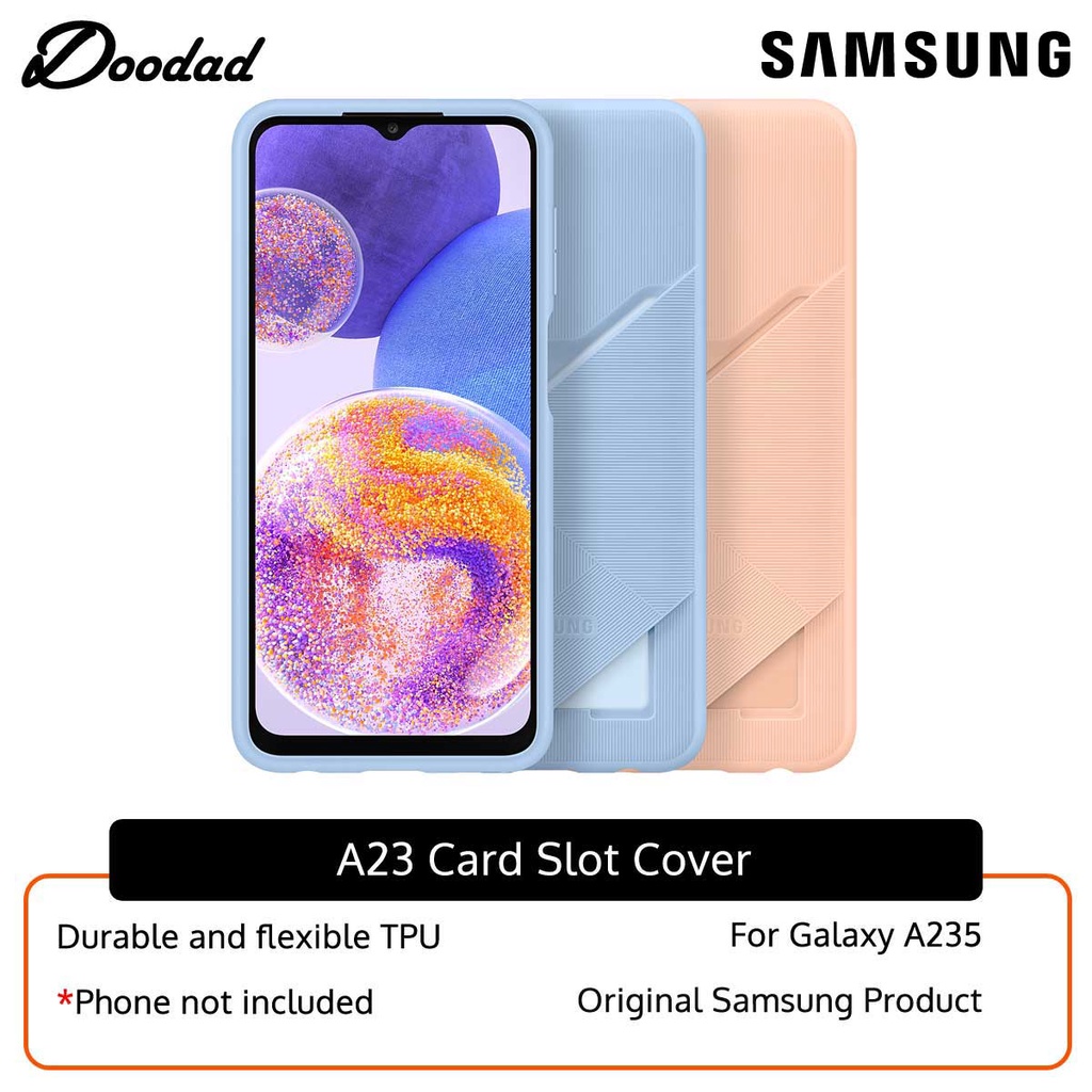 Original Samsung Galaxy A23 ( SM - A235 ) Card Slot Cover (Arctic Blue ...