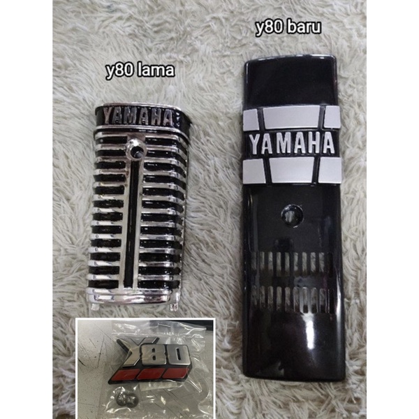 YAMAHA Y80 HORN LOGO (ST) // Y80 CDI OLD Y80 NEW J HORN EMBLEM LOGO LAMBANG HON DEPAN LOGO ...
