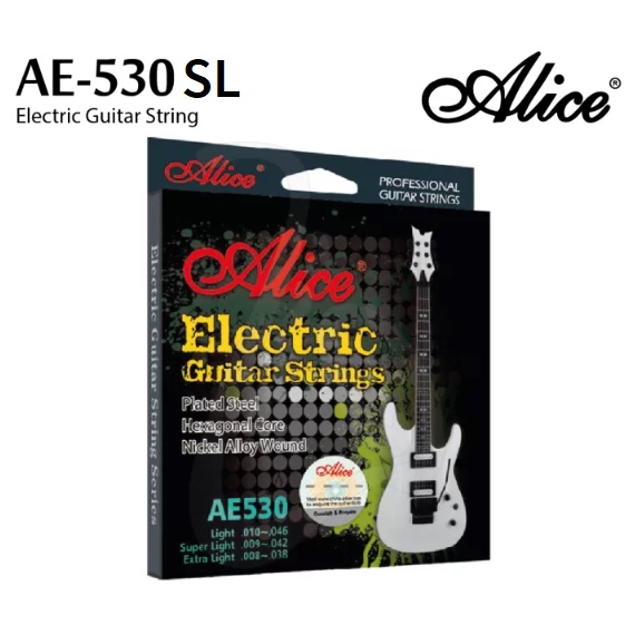 Alice electric guitar string AE530-SL (SET) | Shopee Malaysia
