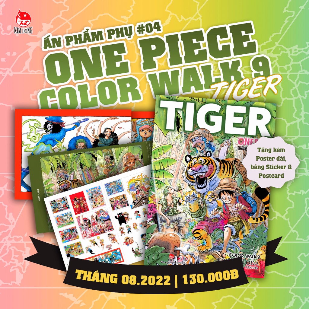Comic | One Piece Color Walk Tiger - Eichiro Oda Painting Collection ...