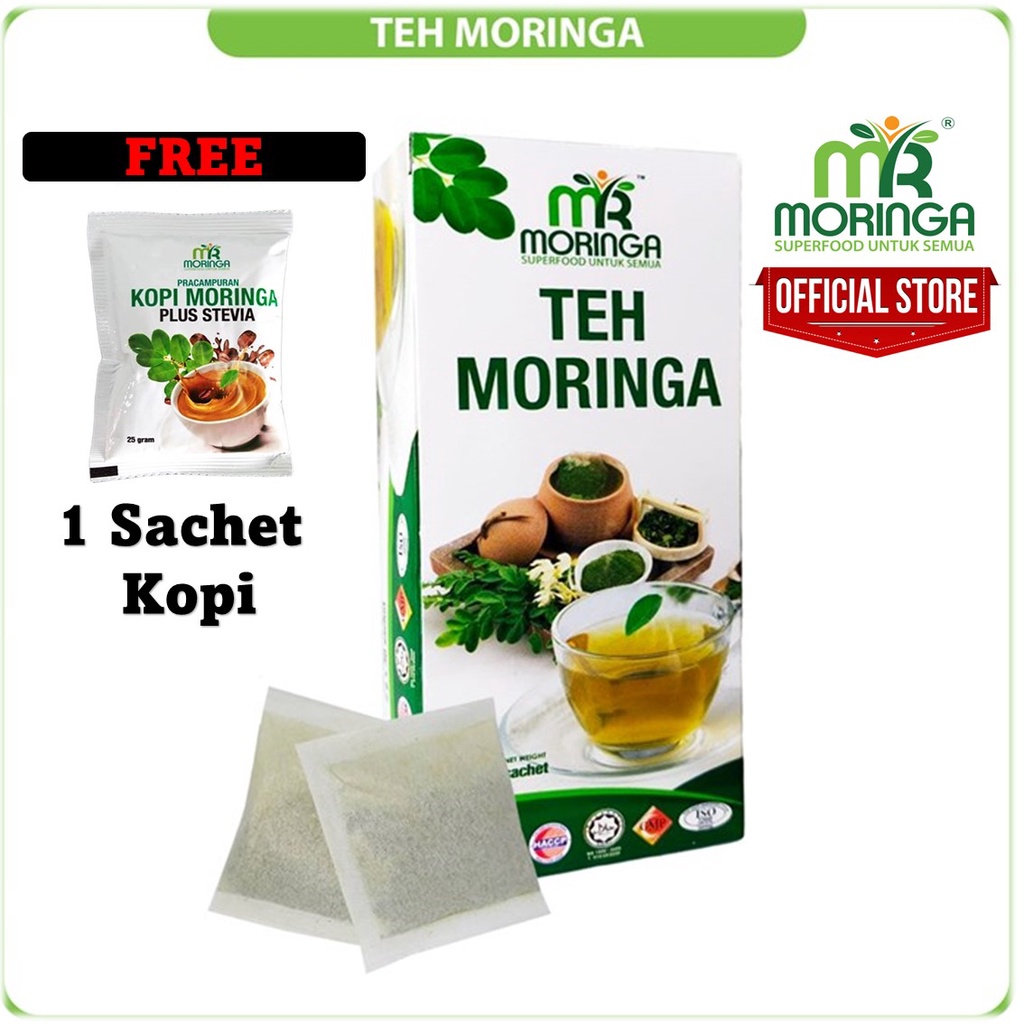Teh Moringa Tea Bags Mr Moringa Oleifera | Shopee Malaysia