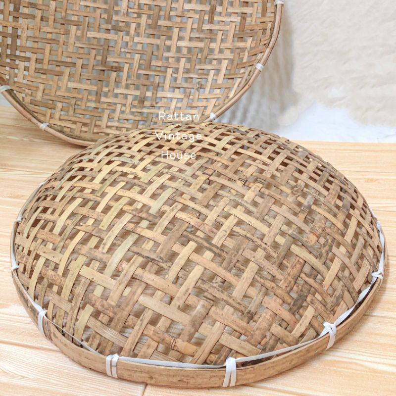 (Rattanvintage) 🔥 Bakul Putu Mayam Buluh | Bakul Tray | Nyiru Buluh ...