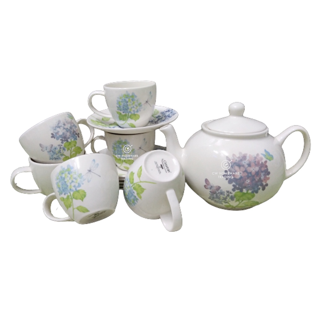 Claytan 1802FS Hydrangea Garden 14pcs Teaset (6 persons) | Shopee Malaysia