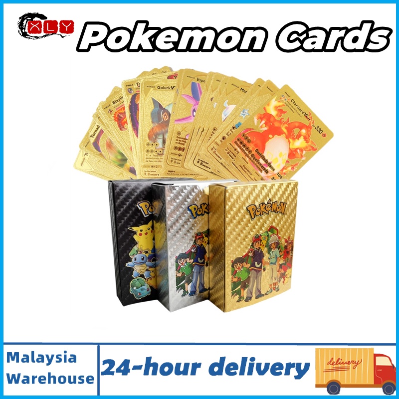 Pokemon Cards English Version Charizard Pikachu Trainer Card Game ...