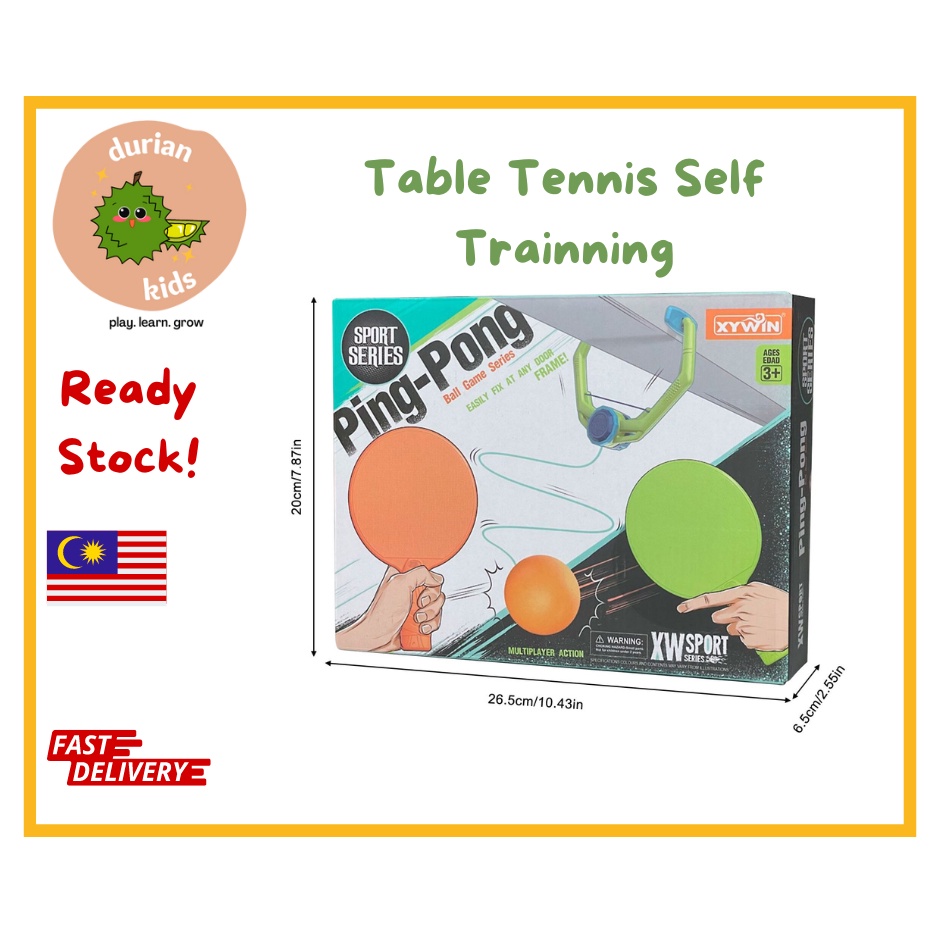 Kids Exercise game/Ping Pong/ Table Tennis Self Trainning | Shopee Malaysia