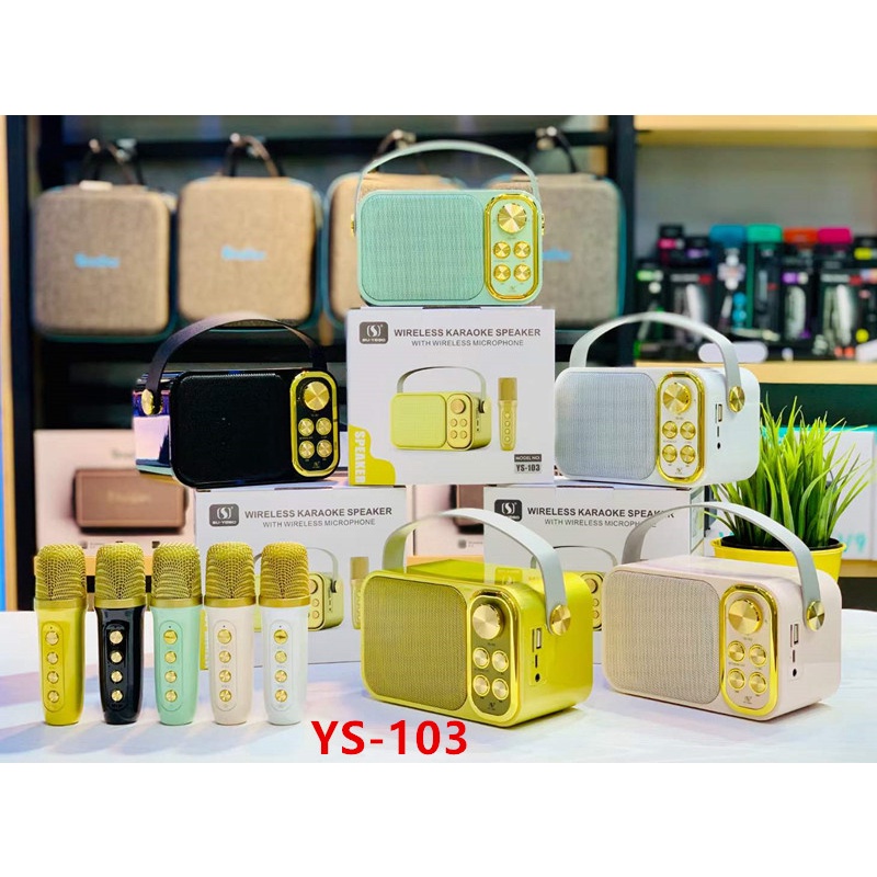 SU-YOSD YS103 PORTABLE WIRELESS SPEAKER WITH 1*MICROPHONE NEWLY ...