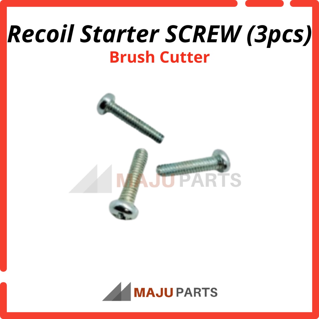 Recoil Starter Screw - Brush Cutter BG328 (3 pcs) | Shopee Malaysia