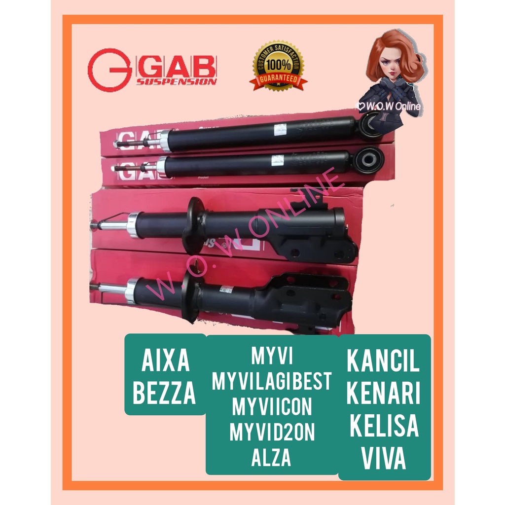 ORIGINAL GAB PERODUA AXIA BEZZA KANCIL KENARI KELISA MYVI ALZA VIVA ...