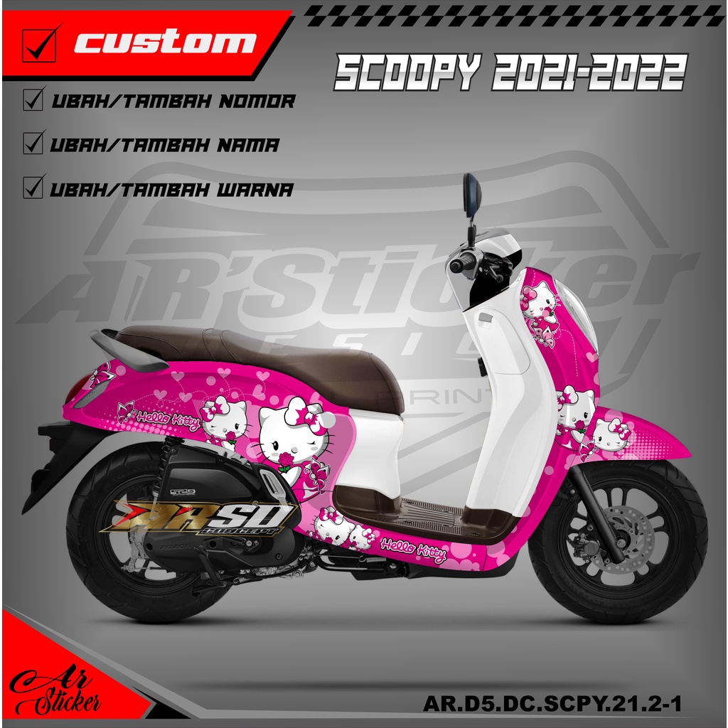 Decal Sticker 2021 2022 Full Body - Dekal Sticker Motorcycle Honda FI ...