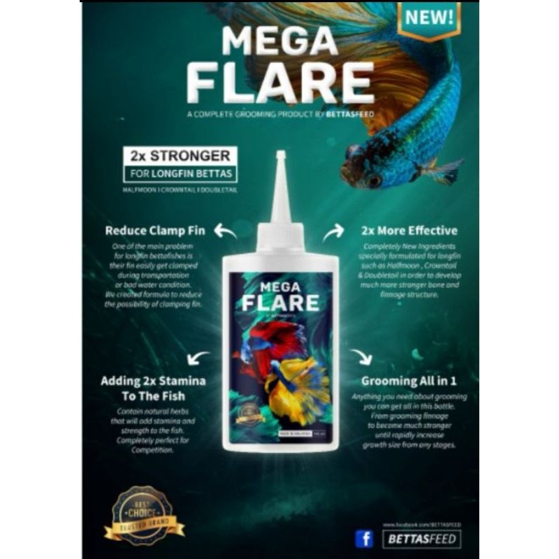 Mega Flare 140ml (2x power) | Shopee Malaysia