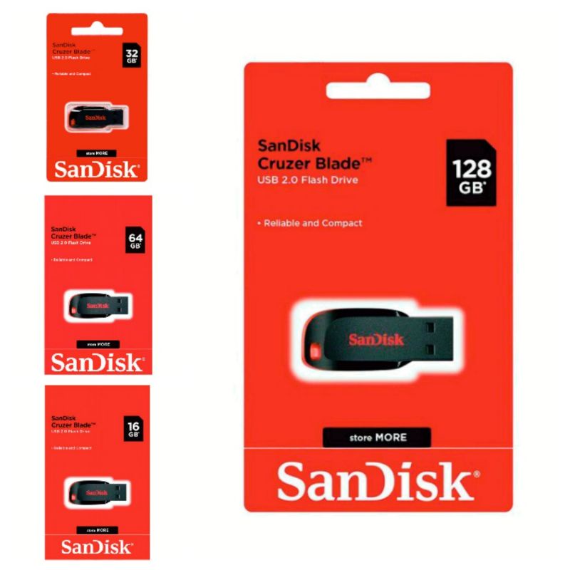 SanDisk Cruzer Blade USB 2.0 Flash Drive | Shopee Malaysia
